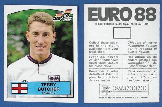 FIGURINA CALCIATORI PANINI Euro 88 - Nuova/New - N.164 Butcher ...