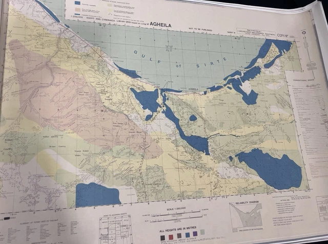WW2 MAP NORTH Africa Agheila Going map SAS LRDG £45.00 - PicClick UK