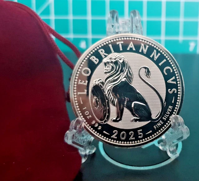 2025 BRITISH LION 1 oz Silver Bullion Coin - Limited mintage £67.24 ...