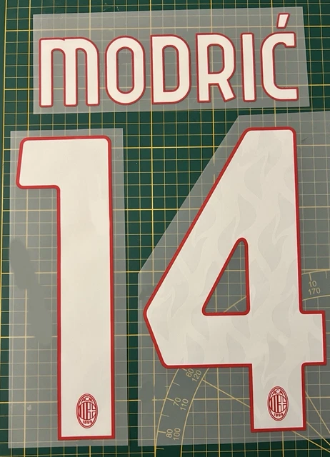 FLOCAGE MODRIC #14 2025 2026 Domicile Milan Ac EUR 15,00 - PicClick FR