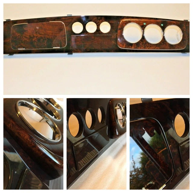 DASHBOARD FOR AUSTIN Rover Mini , Burl Walnut Classic Dash , RHD 3+3 ...