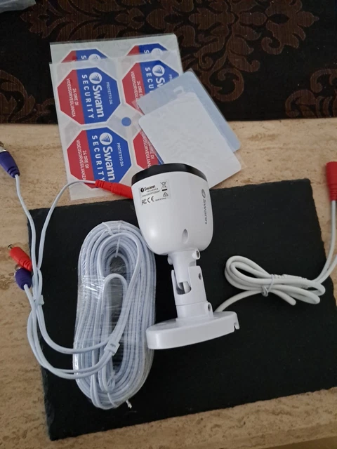 SWANN PRO-4KWLB 4K Bullet CCTV Camera Sensor Warning Light Siren £19.99 ...