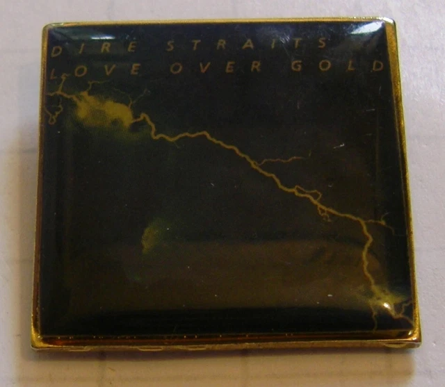 PIN DIRE STRAITS LOVE OVER GOLD ALBUM COVER POPLIGHT COLLECTION LIMITED ...