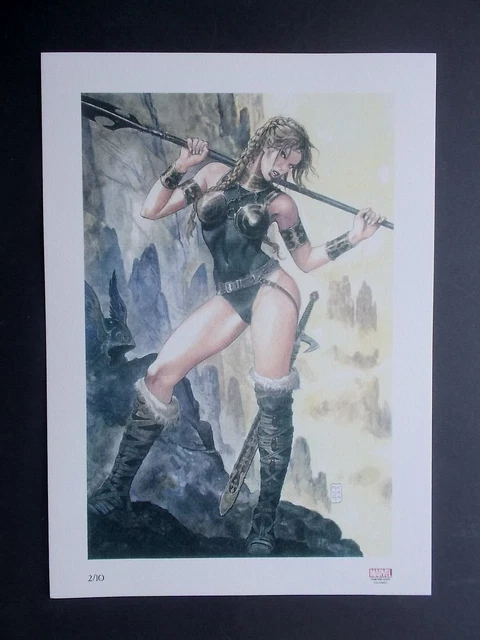 MILO MANARA ( Print ) " Valkyrie " , Marvel .... N° 2 / 10 EUR 35,00 ...