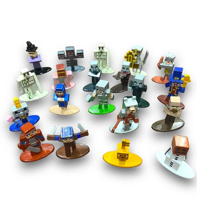 MINECRAFT DUNGEONS 20 Nano Metalfigs Diecast Metal Mini Figures - Used ...