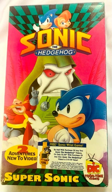 ADVENTURES OF SONIC The Hedgehog VHS Super Special Sonic Search & Smash ...