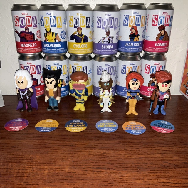 FUNKO SODA X-MEN '97 Chase & Ensemble Common Wolverine Gambit Storm ...