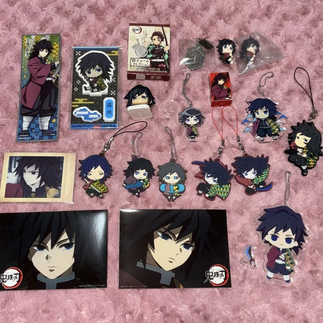 DEMON SLAYER KIMETSU No Yaiba Goods lot set 19 Figure Charm Sticker ...