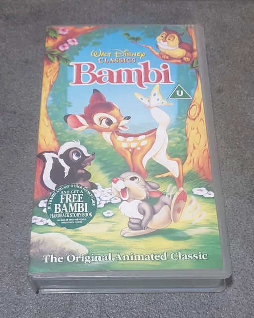 BAMBI [DISNEY 1942] [VHS] bambi Walt Disney classics video tape. Very ...