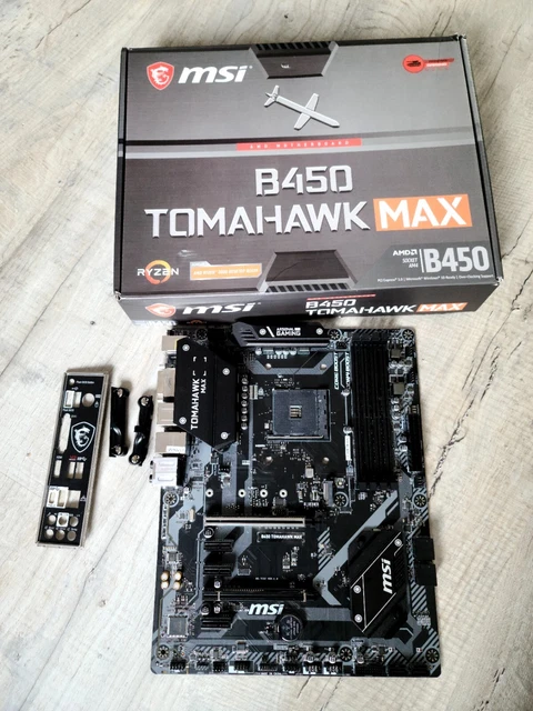 MSI B450 TOMAHAWK MAX AMD AM4 Motherboard Spaires Or Repairs £55.00 ...