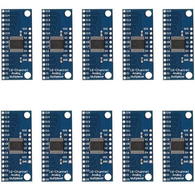 10 PiÈces SÉries 16ch Module Multiplexeur Analogique 74hc4067 2173