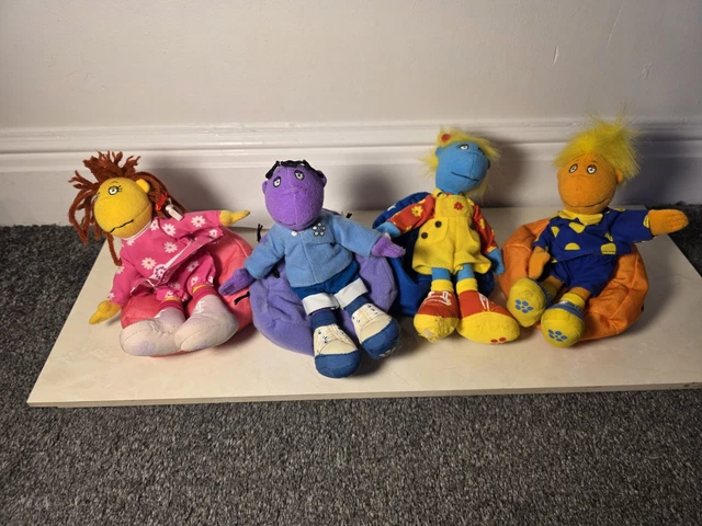 VINTAGE TWEENIES ON Bean Bags Soft Toys Bundle Milo Jake Bella Fizz £16 ...