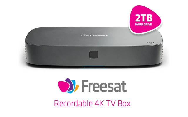 NEW FREESAT 4K TV Recorder 2TB UHD-4X-2000 subscription free satellite ...