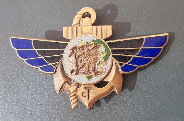 INSIGNE ÉMAIL 1° RPIMA Compagnie Transmissions Régiment Parachutiste ...