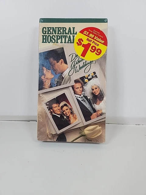 VINTAGE 1993 VHS Tape General Hospital Daytimes Greatest Weddings ...