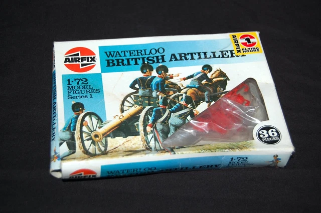 AIRFIX 1/72 WATERLOO Napoleonic Wars British Artillery Model Kit Figure ...