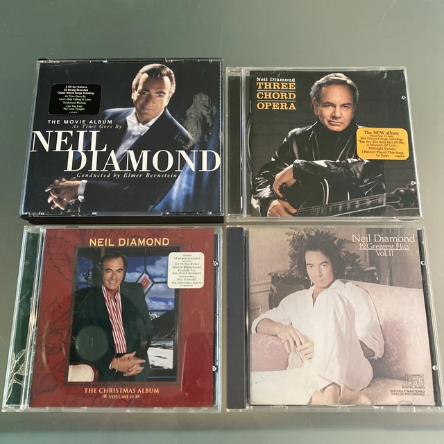 NEIL DIAMOND 💿 5 LOT: Movie, Christmas Album Vol II, 3 Chord Opera ...