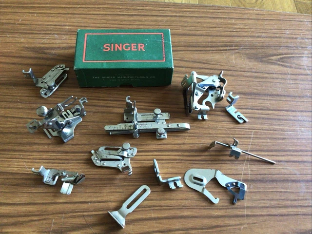 SINGER SIMANCO Sewing Machine Attachments & Box £28.00 - PicClick UK