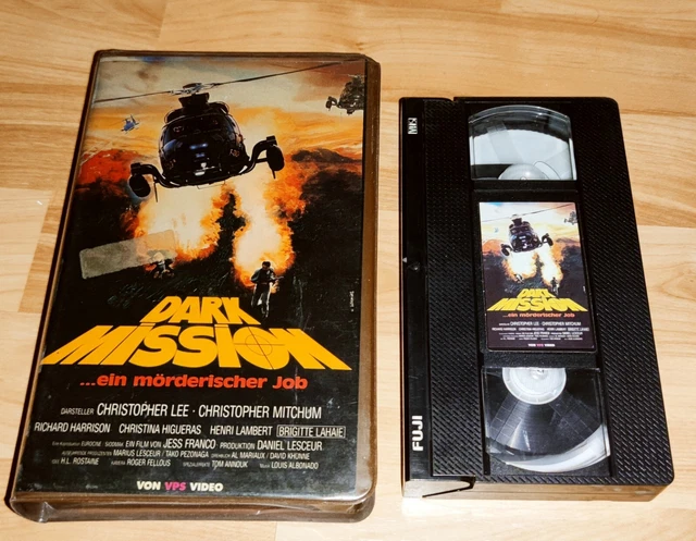 VHS BRIGITTE LAHAIE Jess Franco DARK Mission Christopher Lee VPS EUR 24 ...