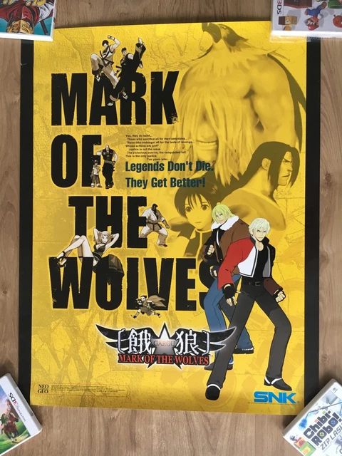 GAROU MARK OF The Wolves 100% Original Arcade Poster Aes Mvs Snk EUR ...
