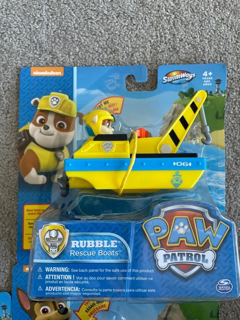 New Nickelodeon Paw Patrol Skye Marshall Rubble Chase Rescue Boat Boats