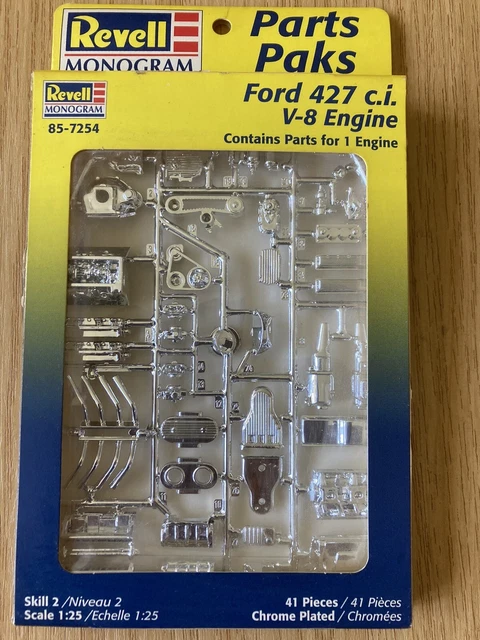 REVELL MONOGRAM PARTS Paks Model Kit - FORD 427 C.I. V-8 Engine * KIT ...