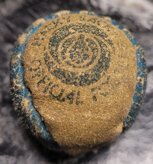 VINTAGE RARE ORIGINAL Hacky Sack Official Footbag 1980's Leather Blue ...