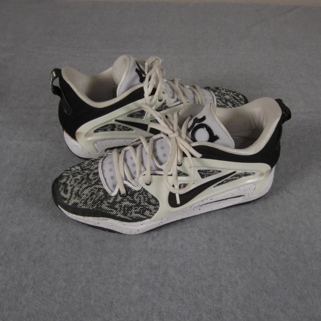 NIKE AIR KD 15 TB White Black Oreo Basketball Sneakers Mens 10 (D09826 ...