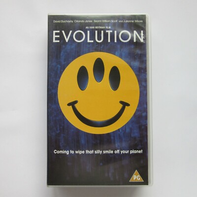 EVOLUTION VHS VIDEO Cassette 2001 (Dreamworks David Duchovny Julianne ...