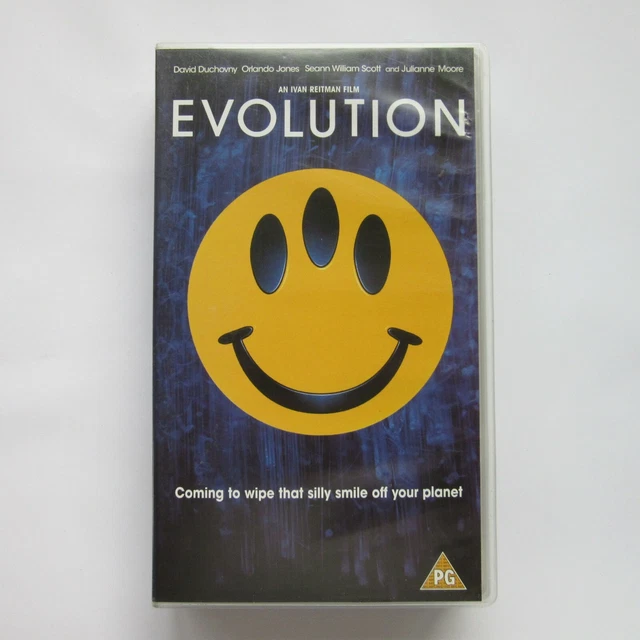 EVOLUTION VHS VIDEO Cassette 2001 (Dreamworks David Duchovny Julianne ...