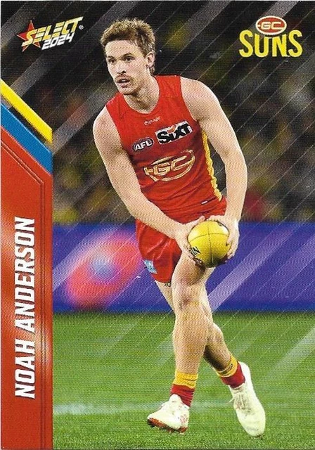 NOAH ANDERSON #82 Gold Coast Suns | 2024 Select AFL Footy Stars ...