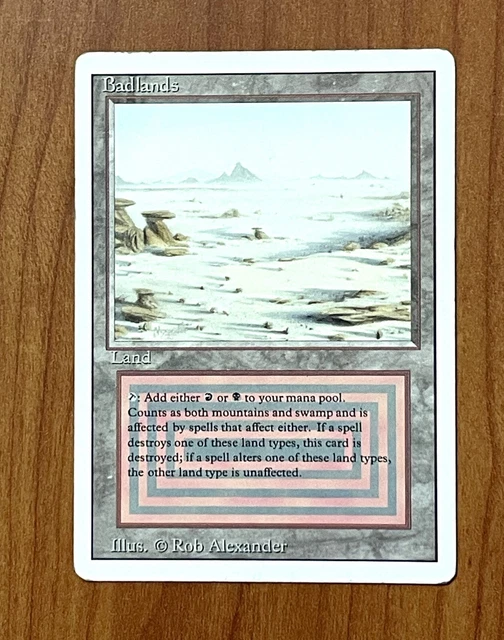 MAGIC THE GATHERING, édition révisée Badlands Dual Land, lp-mp EUR 194,93 - PicClick FR