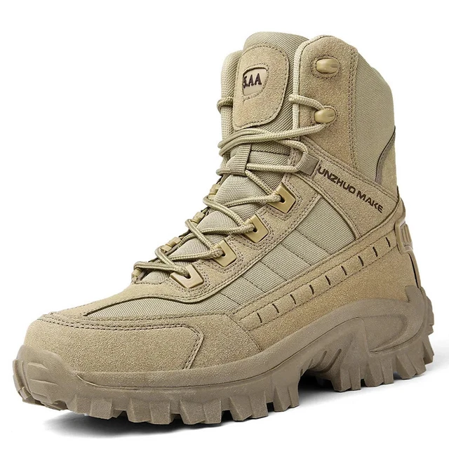 NEW OUTDOOR HIGH-TOP Jungle Boots Desert Camping Climbing Anti-Slip ...