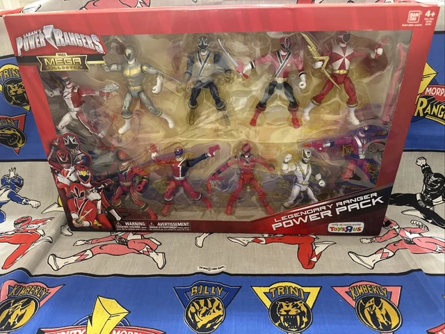 POWER RANGERS MEGA Collection Legendary Ranger 10 Figure Power Pack ...