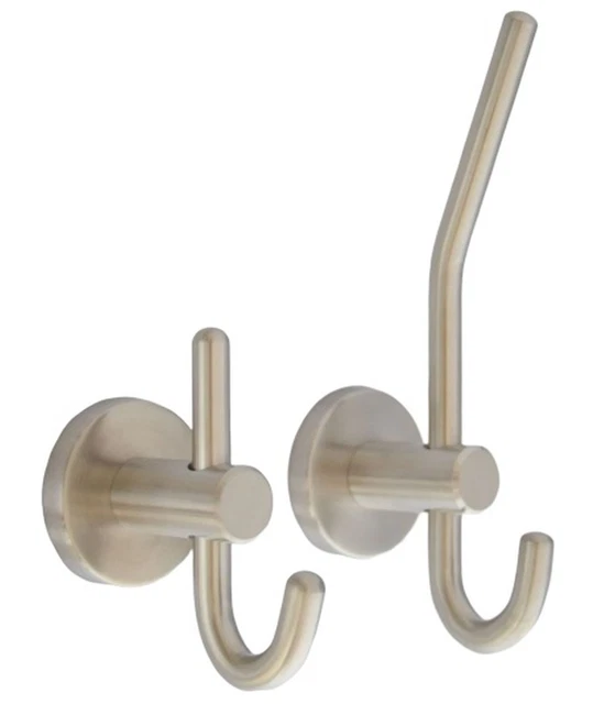 CROCHETS DE VESTIAIRE Inox Crochet Mural Mantel-Haken Patères Vestiaire ...