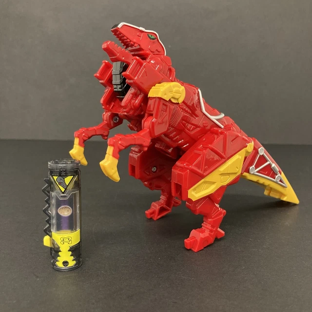 POWER RANGERS DINO Super Charge Red Raptor Zord Builder Energem Toy ...