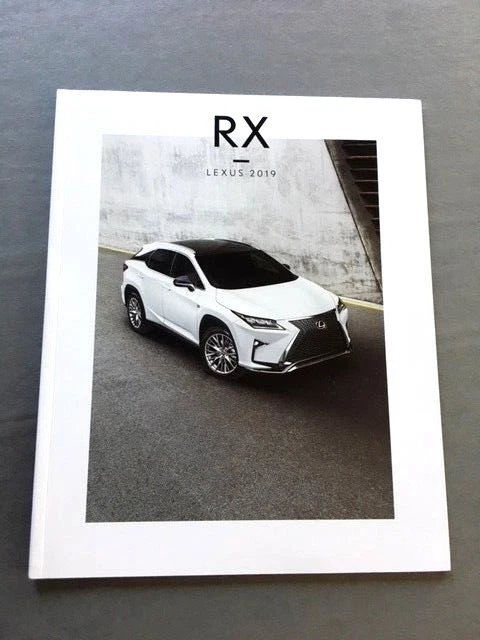 2019 LEXUS RX F Sport RX350 RX450h 56-page Car Sales Brochure Catalog ...