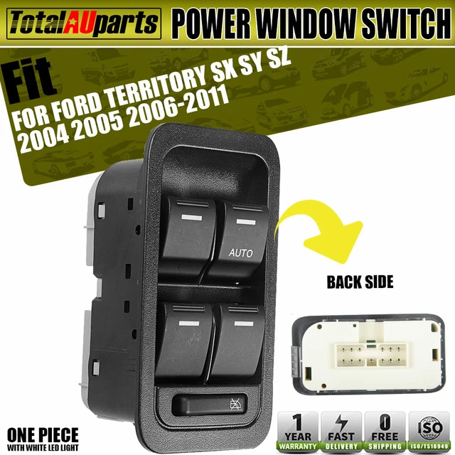 ELECTRIC MASTER WINDOW Switch for Ford Territory SX SY SZ TX White ...