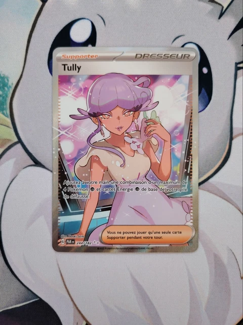 CARTE POKÉMON TULLY Full Art Secret 224/182 Ultra Rare Faille Paradoxe ...