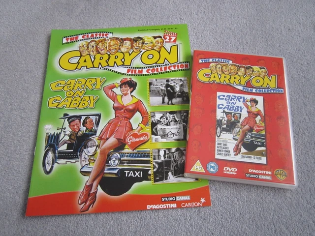 CLASSIC CARRYON FILM collection ,Carry on cabby film magazine + DVD ...