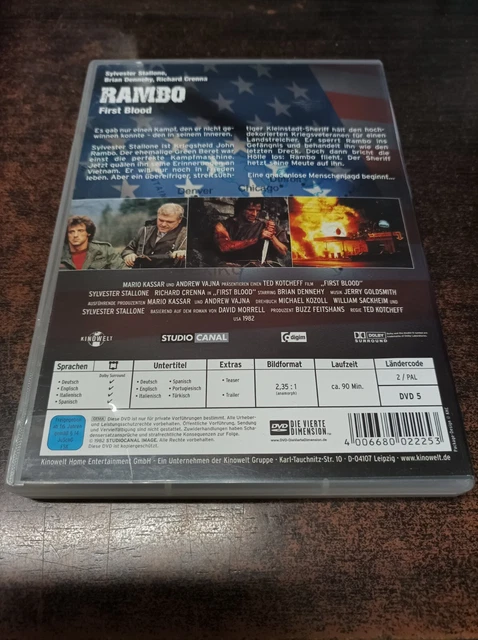 RAMBO - FIRST Blood DVD Sylvester Stallone EUR 6,00 - PicClick DE