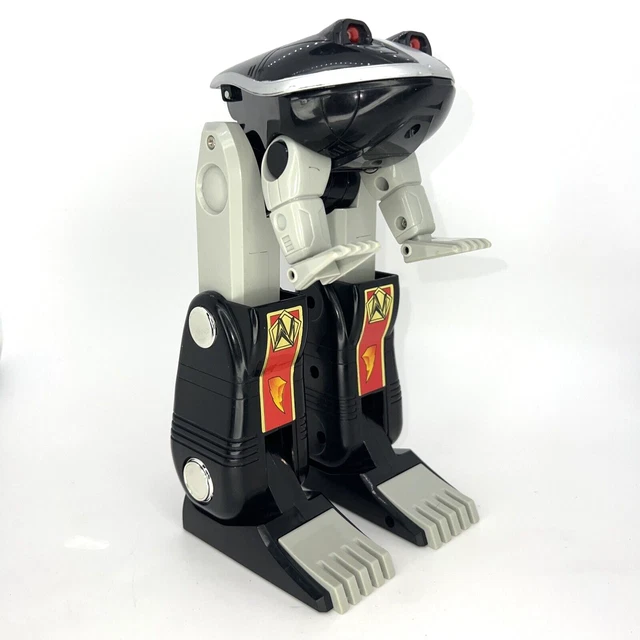 MIGHTY MORPHIN POWER Rangers Mmpr Deluxe Ninja Megazord Black Frog Zord ...