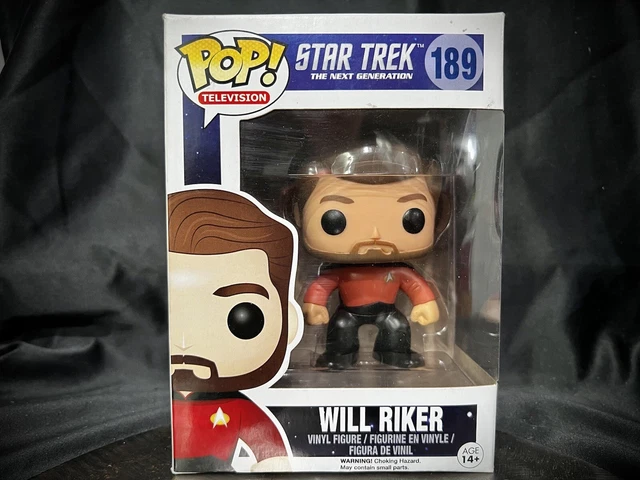WILL RIKER 189 Funko POP ! PROTECTION DE PILE DURE Star Trek The Next ...