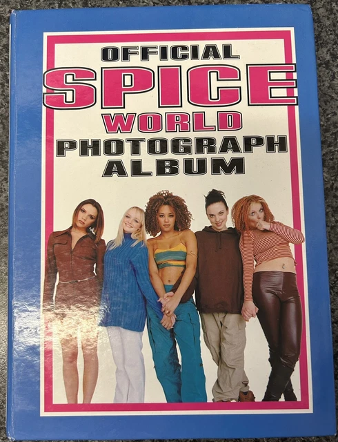 SPICE GIRLS OFFICIAL Spice World Photo Album 1997 + 92 Photos £19.95 ...