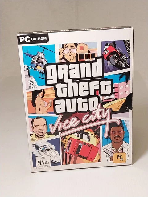 GRAND THEFT AUTO GTA Vice City PC Windows CD-ROM PAL AUS EUR 10,54 ...