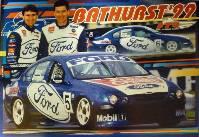 FORD FALCON AU FPV #5 #6 Seton Crompton Bates Brabham Bathurst 1999 ...