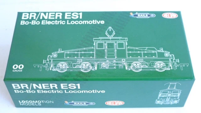 HELJAN 1202 NORTH Eastern Railway ES1 LNER Unlined Black Bo-Bo Electric ...