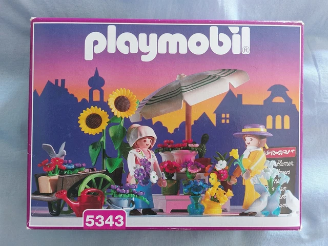 PLAYMOBIL 5343 MARCHANDE fleurs 1900 belle époque NEW VINTAGE OVP MISB ...