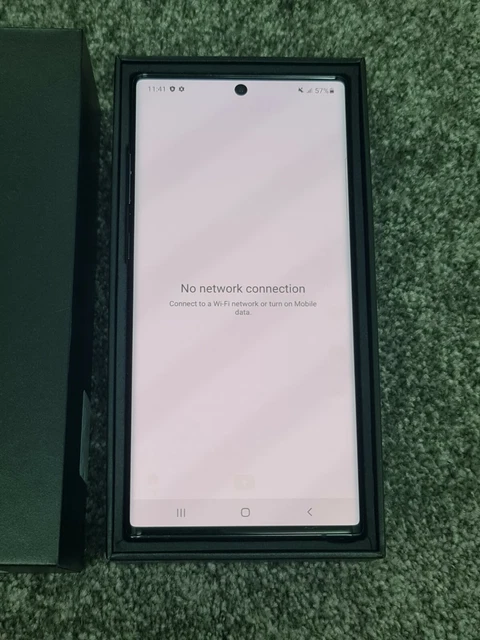 SAMSUNG GALAXY NOTE 10+ 5G SM-N976B 256GB Aura Black (Unlocked/Sim-Free ...