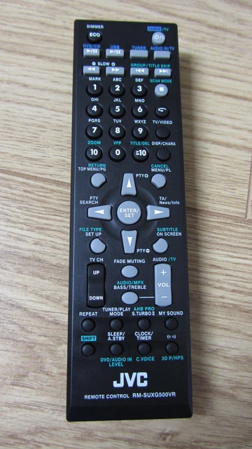 JVC ORIGINAL REMOTE CONTROL MODEL:RM-SUXG500VR £19.99 - PicClick UK